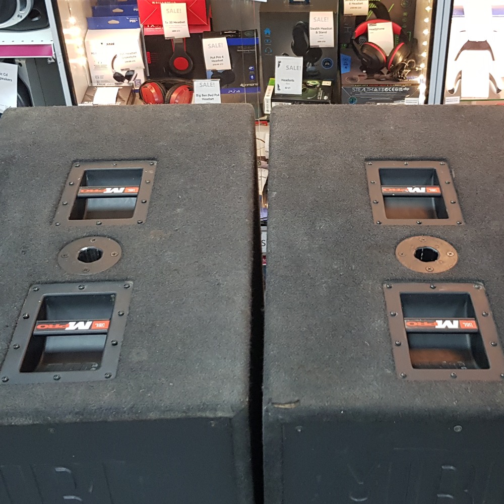 Pre-owned pair of untested JBL MP 255S MPro Series Dual 15" Portable ...